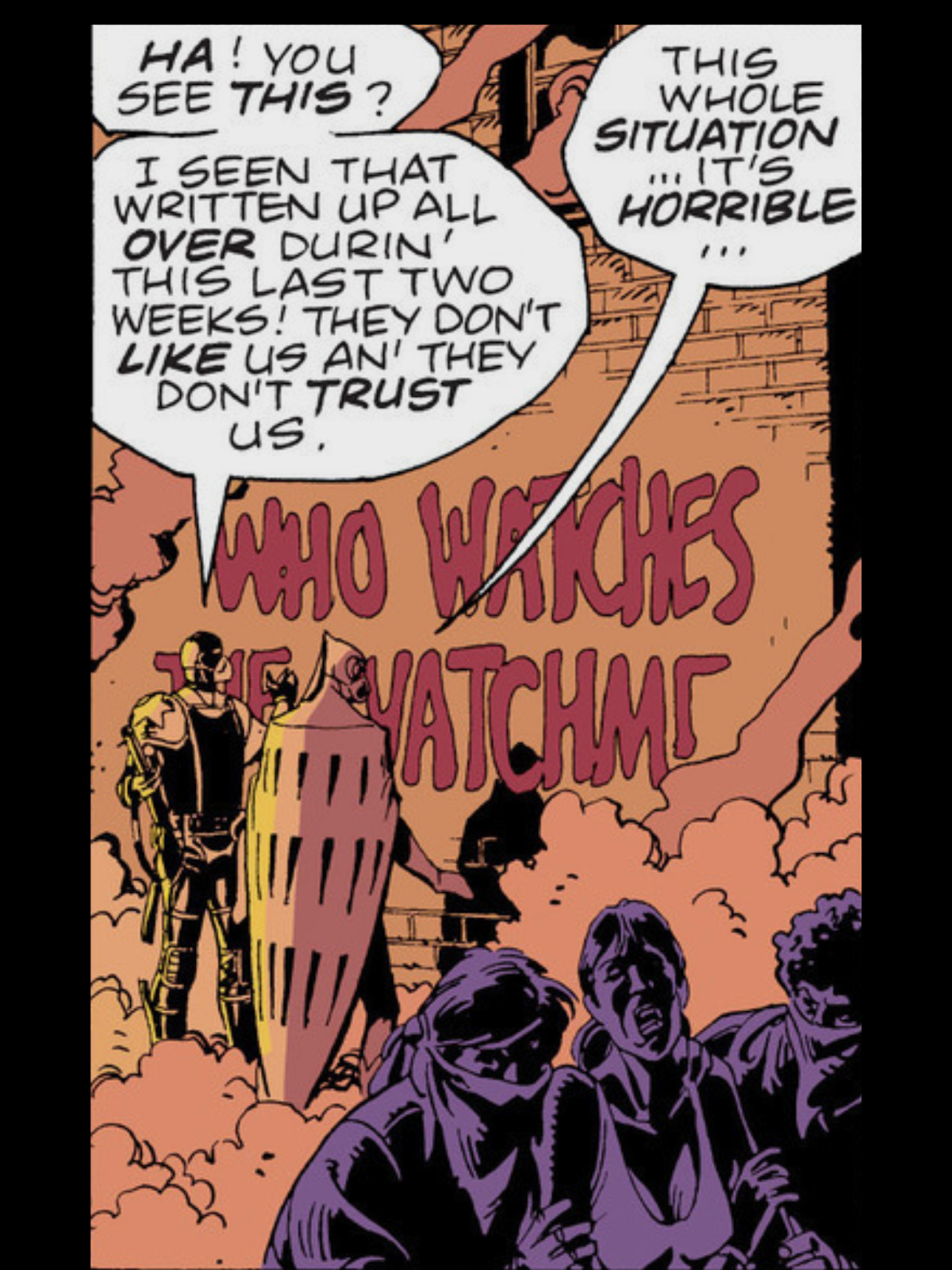 What's Jess Been Reading Lately?: 'Watchmen' - a Graphic Novel - Script ...