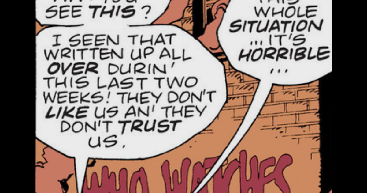 What's Jess Been Reading Lately?: 'Watchmen' - a Graphic Novel - Script ...