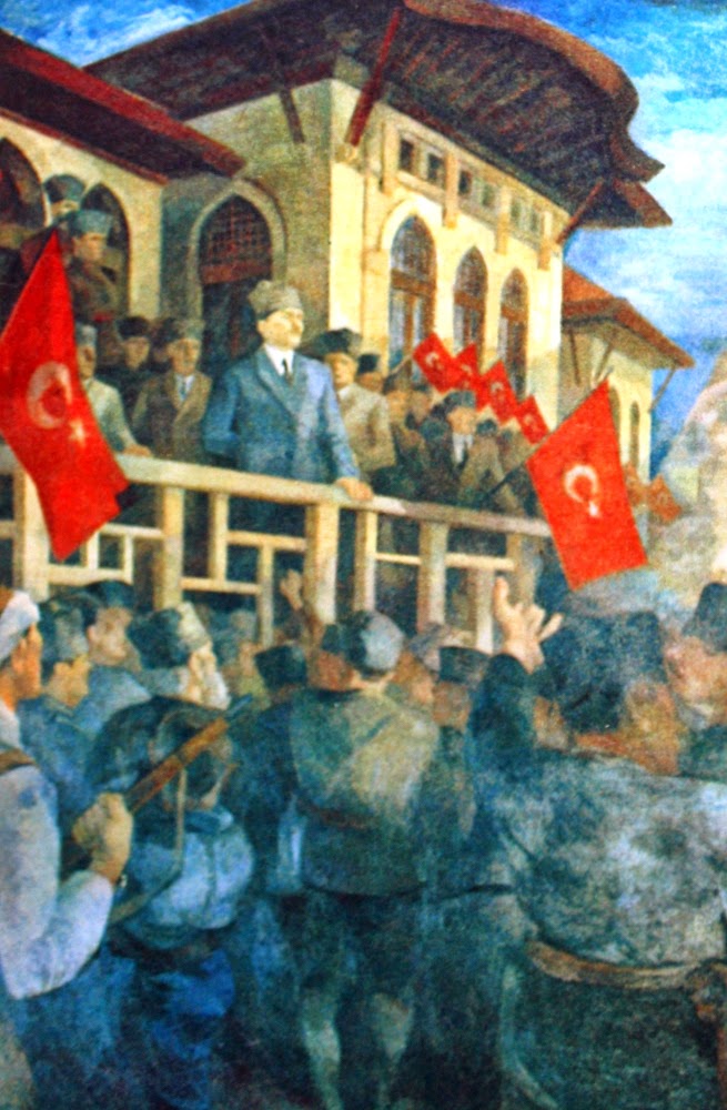 OĞUZ TOPOĞLU : Refik Epikman "Mustafa Kemal Atatürk meclis balkonunda ...