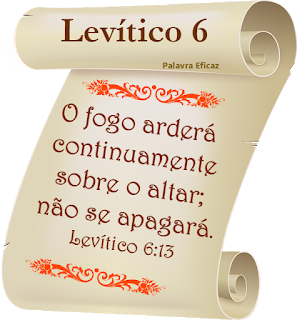 Palavra e Ação : O fogo contínuo - Levítico 6