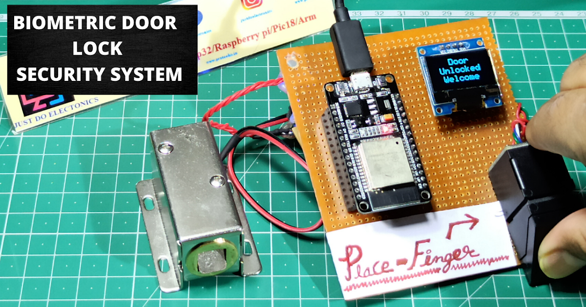 ESP32 And Fingerprint Sensor Based Biometric Door Lock Security System