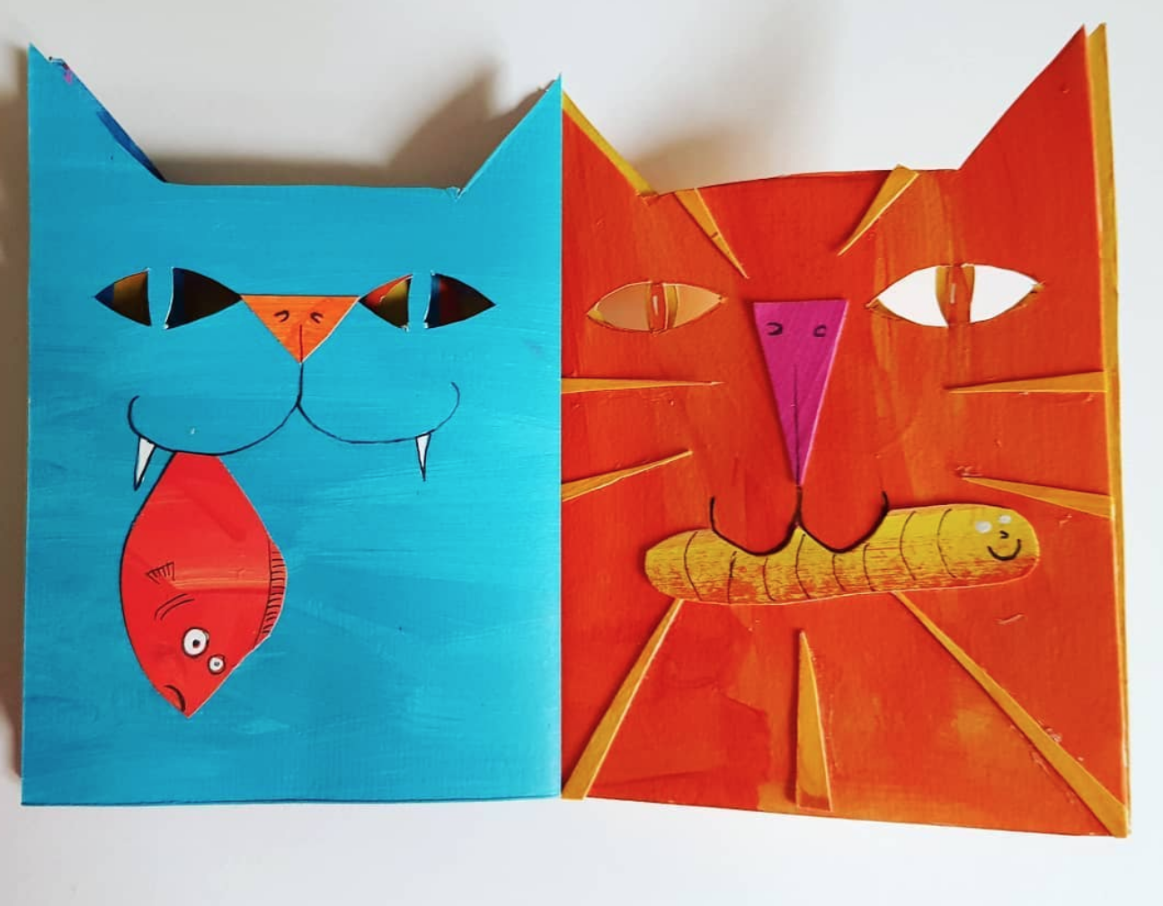 the art room plant: Cat book