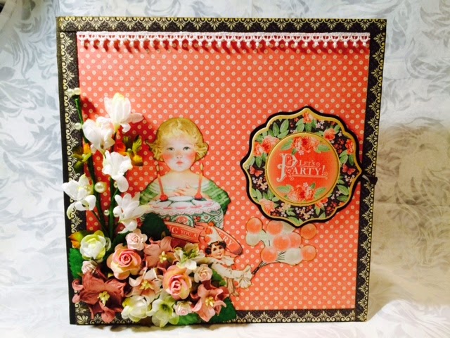 Crafting Passions: Birthday Scrapbook with Graphic 45 Time to Celebrate