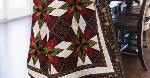 Quilting Land: Midnight Garden Quilt