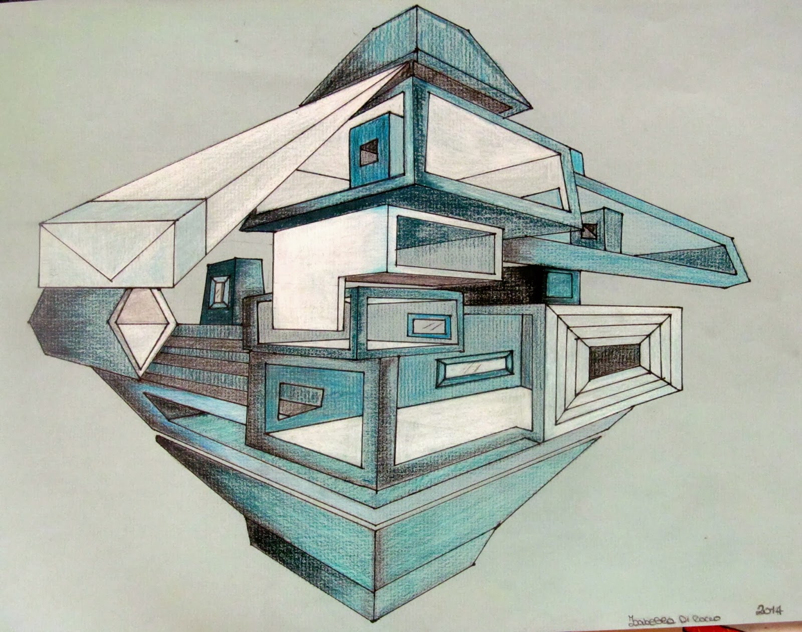 Ms. Eaton's Phileonia Artonian: Space Museums- 2-3 Point Perspective ...