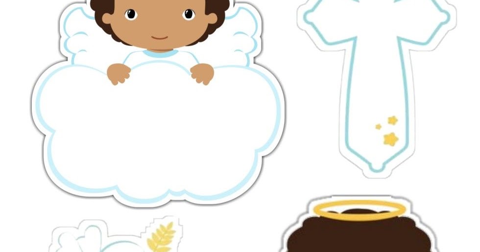 Angelito Afro Orando: Toppers para Pasteles o Tartas de Primera ...