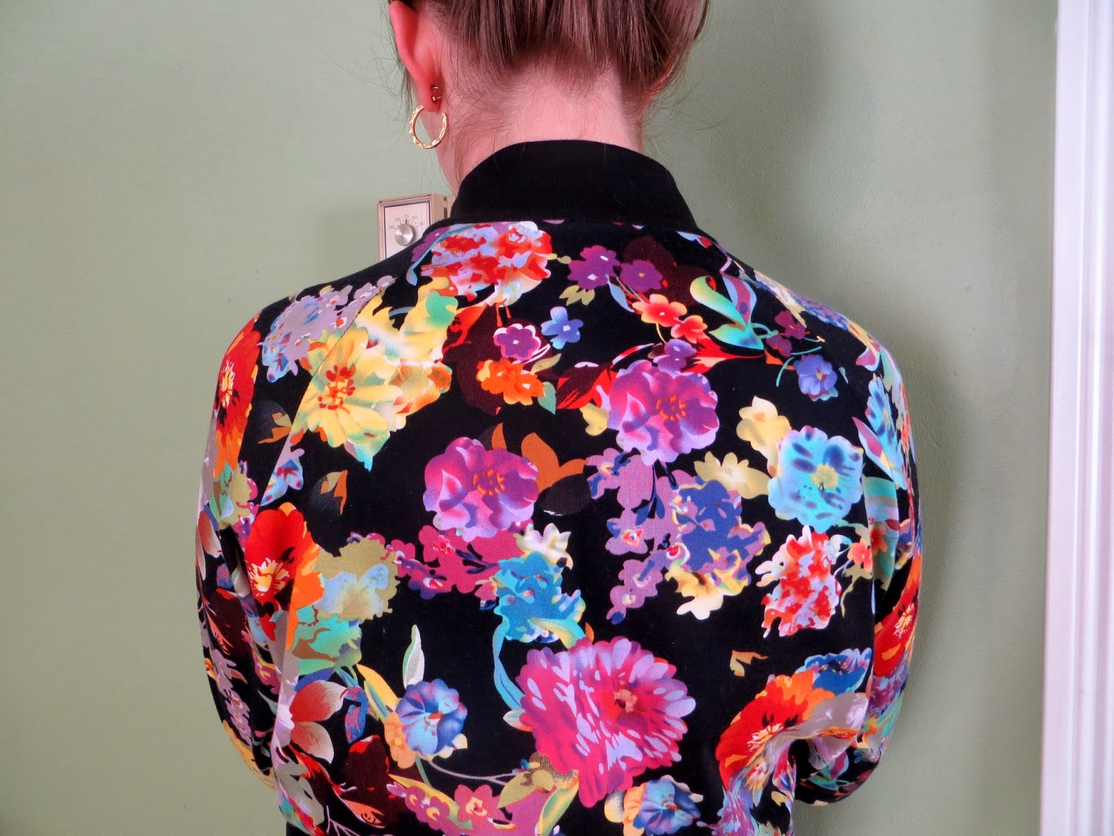 Floral Bomber Jacket