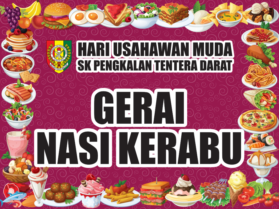 Red Graphic Designer Senarai Gerai Gerai Jualan Hari Usahawan Muda
