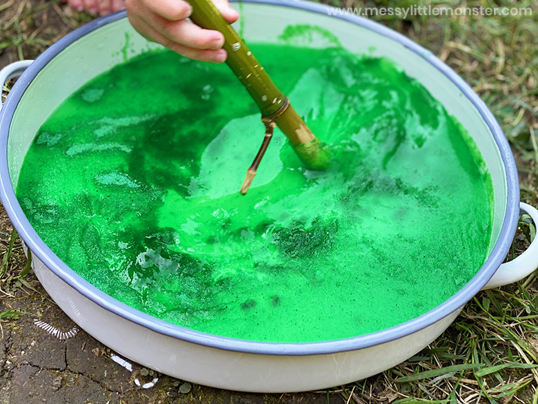 Slime Sensory Bin Snake Swamp - Messy Little Monster