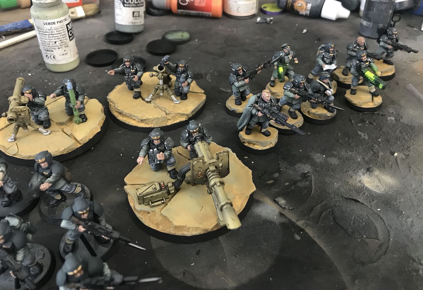 40k Hobby Blog: Imperial Guard Basing