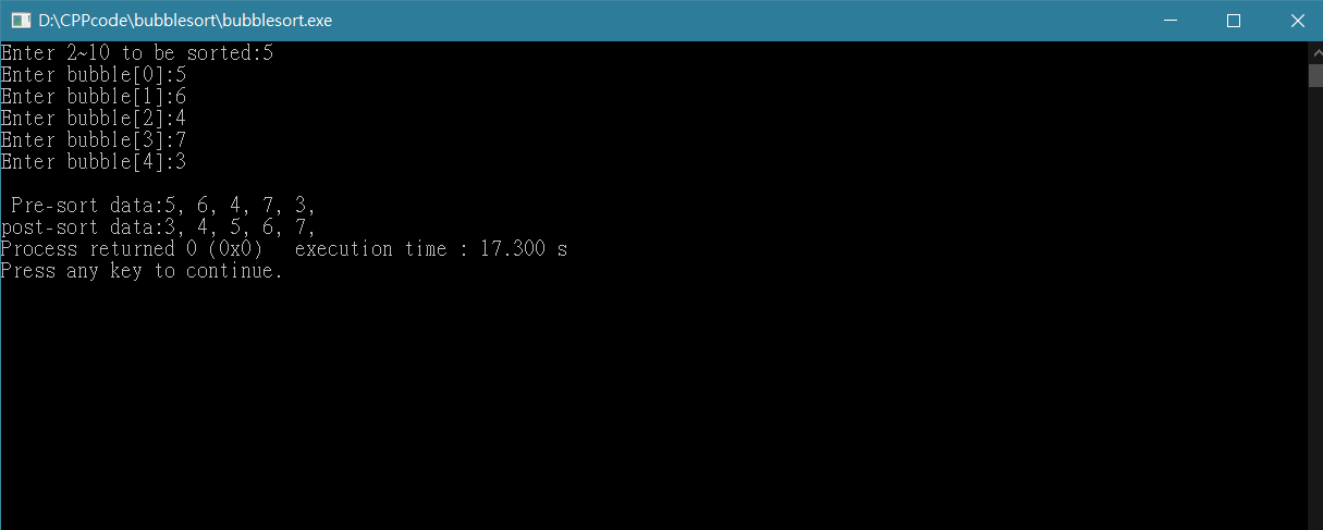 Code & Flow Chart !: flow chart of C language for bubble sort
