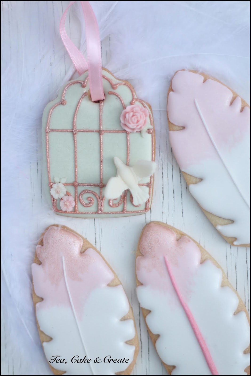 Tea, Cake & Create: Feather Cookies