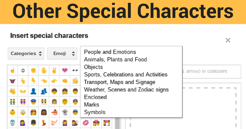 Blogger tip: Insert emoji, symbols and other special characters into ...