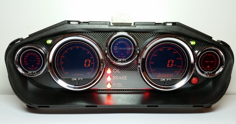 custom car gauge cluster