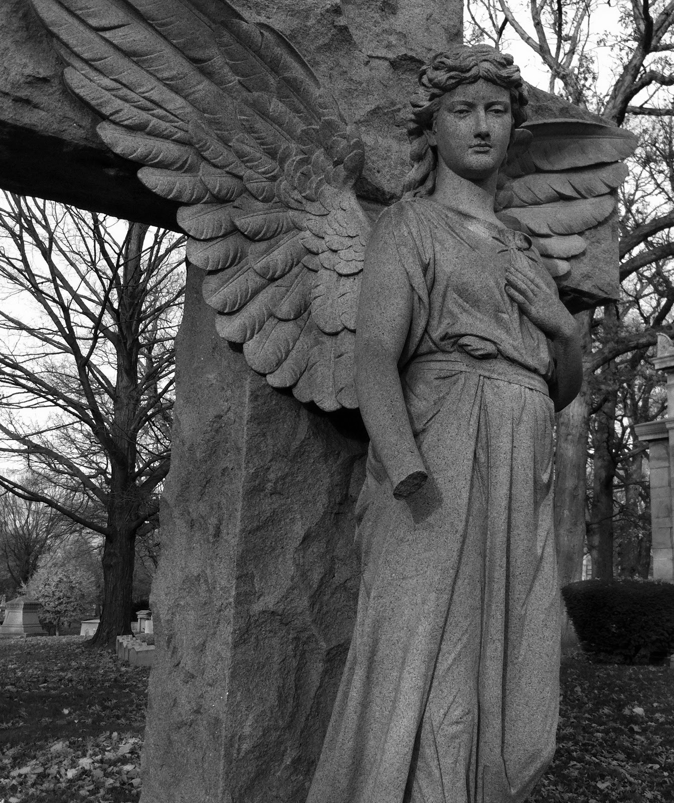 You Could Make That: ANGEL STATUES AT FOREST HOME CEMETERY