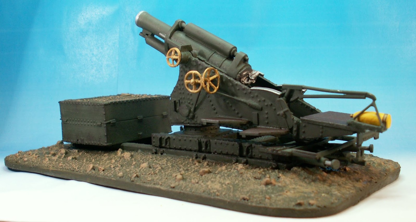 Over Open Sights: 9.2 inch Howitzer.