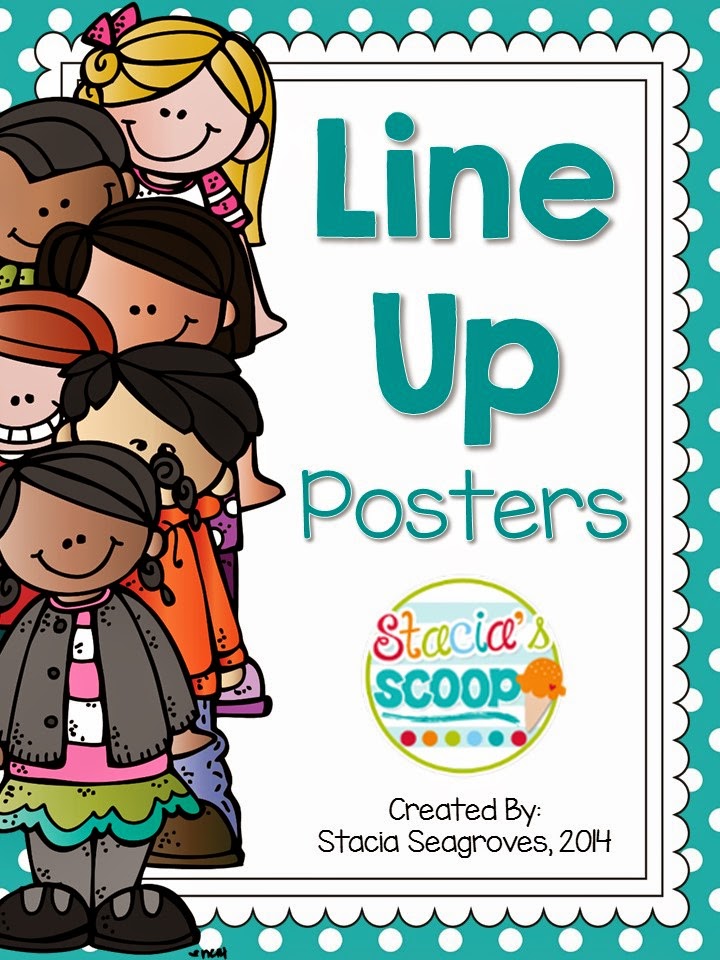 Stacia's Scoop: Line Up Chant Posters Freebie