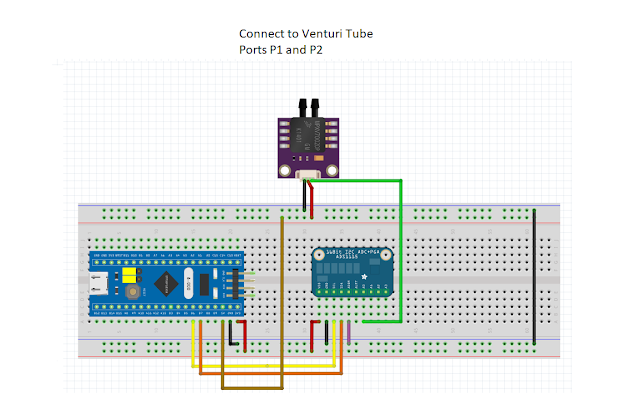 The Answer is 42!!: STM32 Blue Pill with MPXV7002DP Differential Air Pressure Sensor and Venturi ...