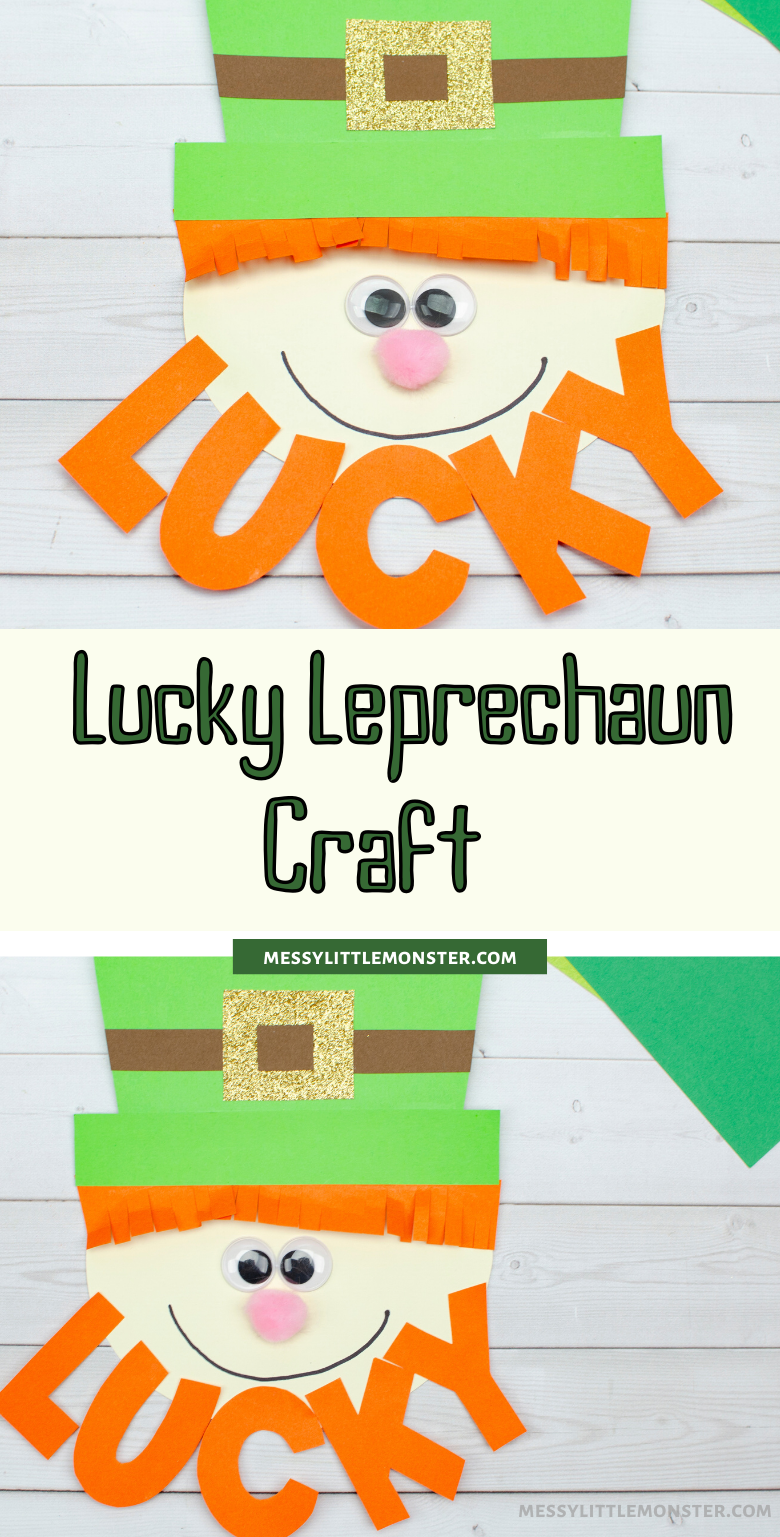 St Patricks Day Lucky Leprechaun Craft - Messy Little Monster