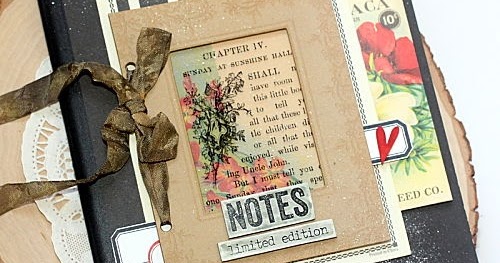 crafty goodies: A Composition Notebook re-make with Scrapbook Adhesives ...