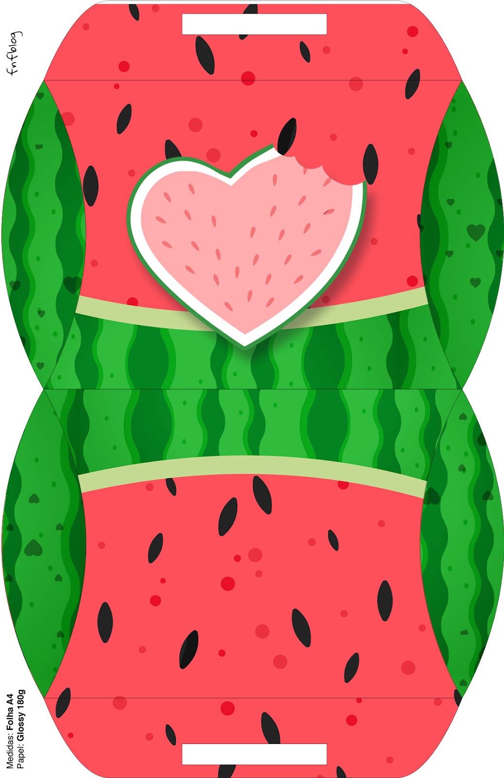 Watermelon Heart: Free Printable Boxes | Oh My Fiesta For Ladies!