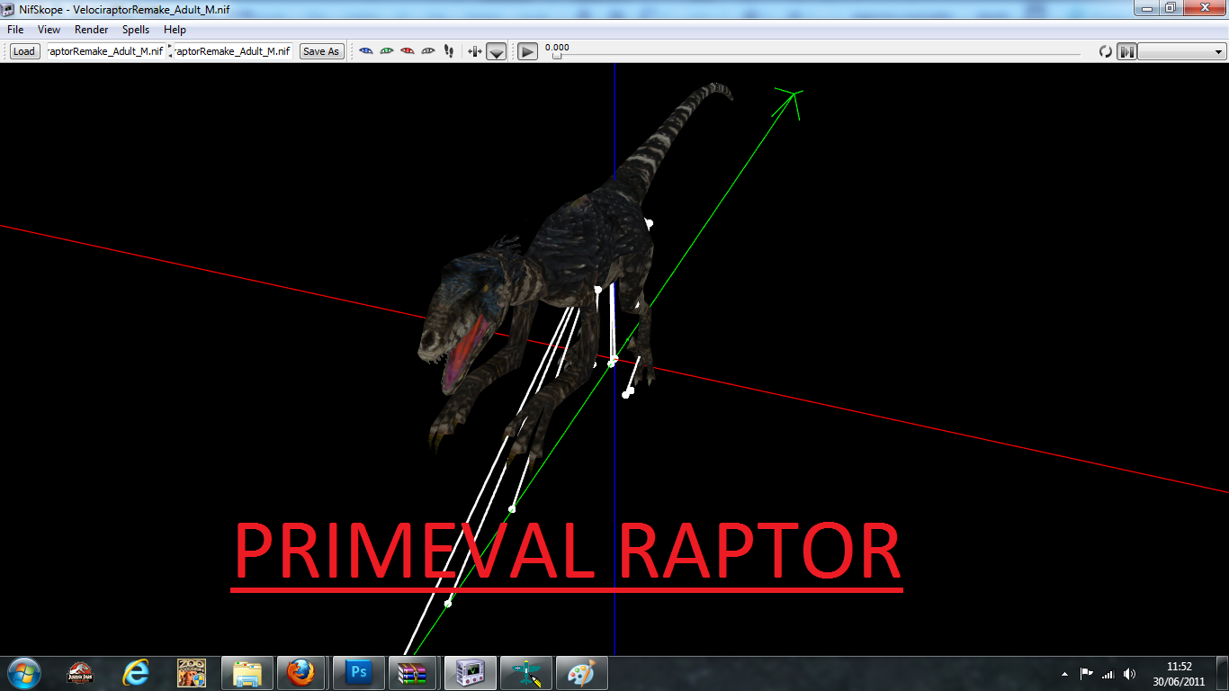 raptor desings: PRIMEVAL
