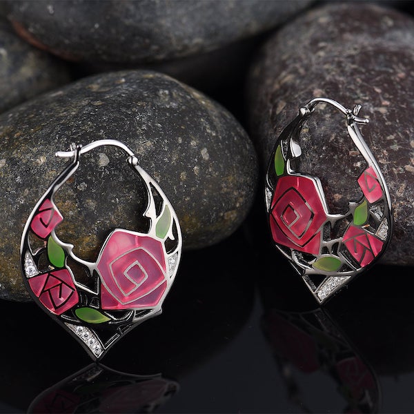 Gorgeous Enamel Jewelry by SANTUZZAJEWELRY / The Beading Gem