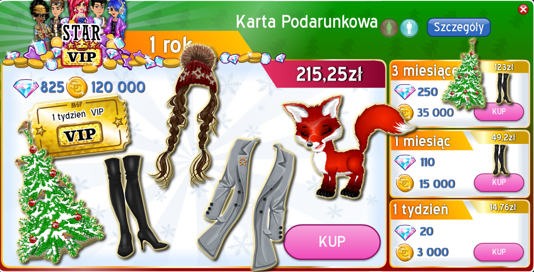 Wszystko z MSP: Nowy pakiet STAR VIP! Zima!