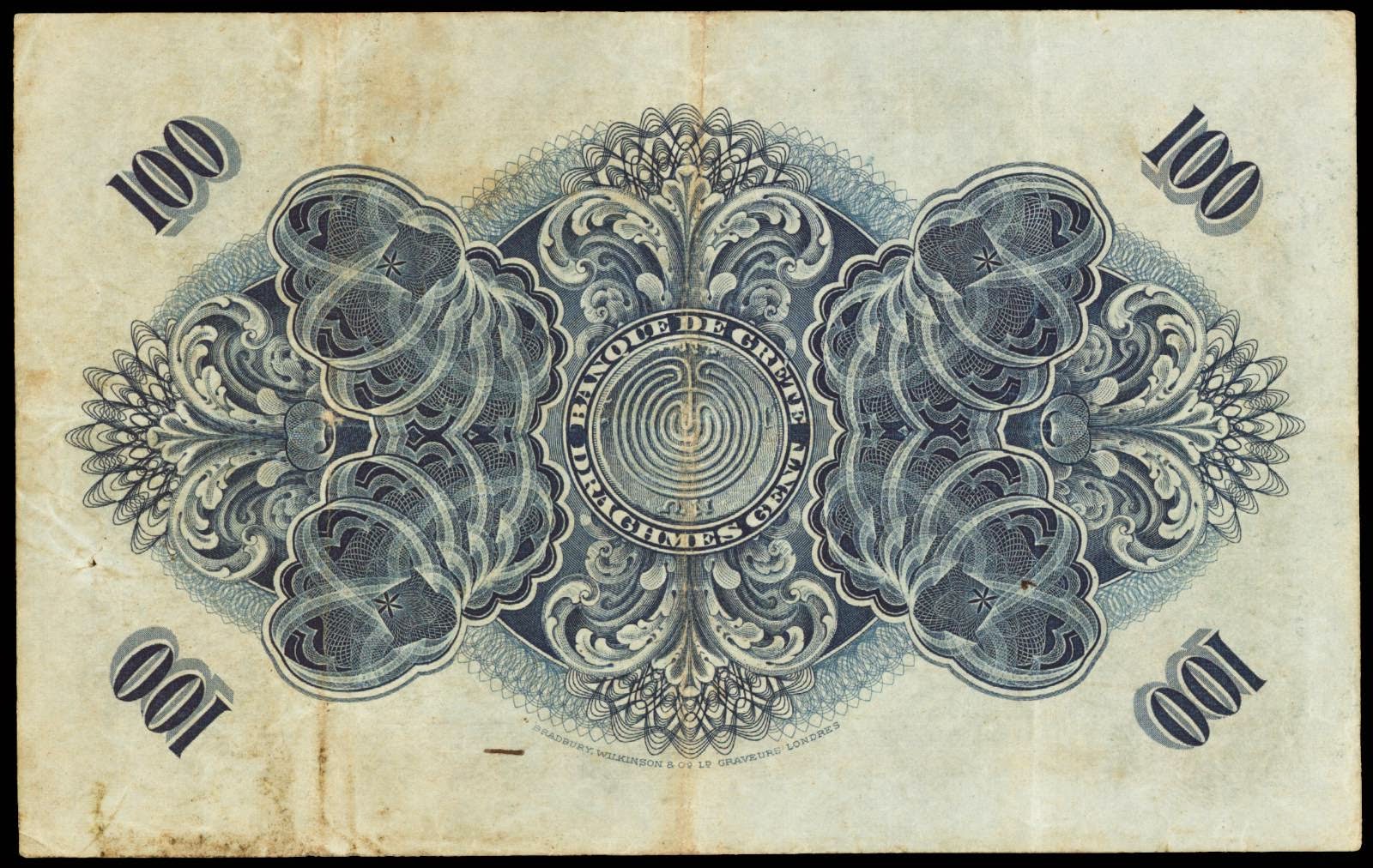 Greece 100 Drachmai 1912 Bank of Crete|World Banknotes & Coins Pictures ...