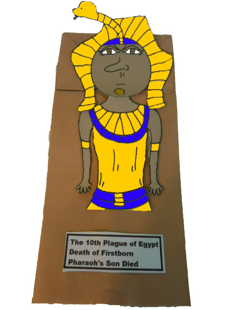 Church House Collection Blog: Pharaoh Lunch Bag Craft