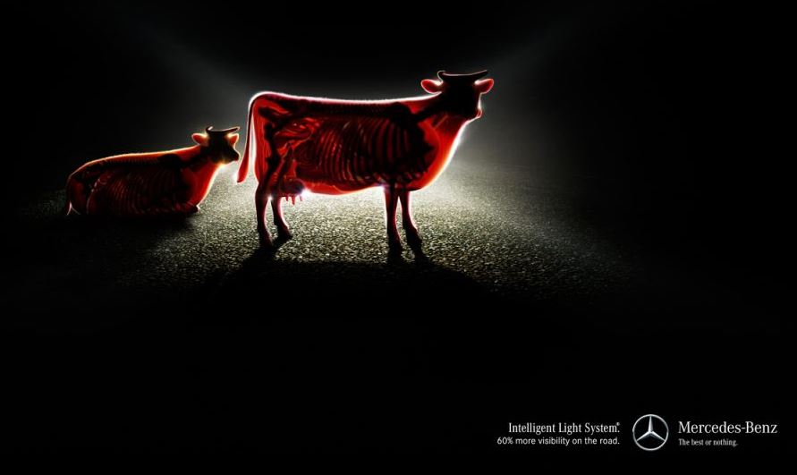 Just A Car Guy: How Mercedes Benz advertised their strong headlights