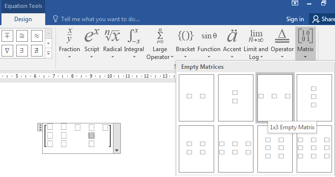 Membuat Matriks 5 x 5 Rapi di Microsoft Word - AGUNG TUTORIAL