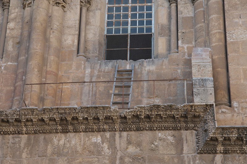 Immovable ladder – The Church of the Holy Sepulchre