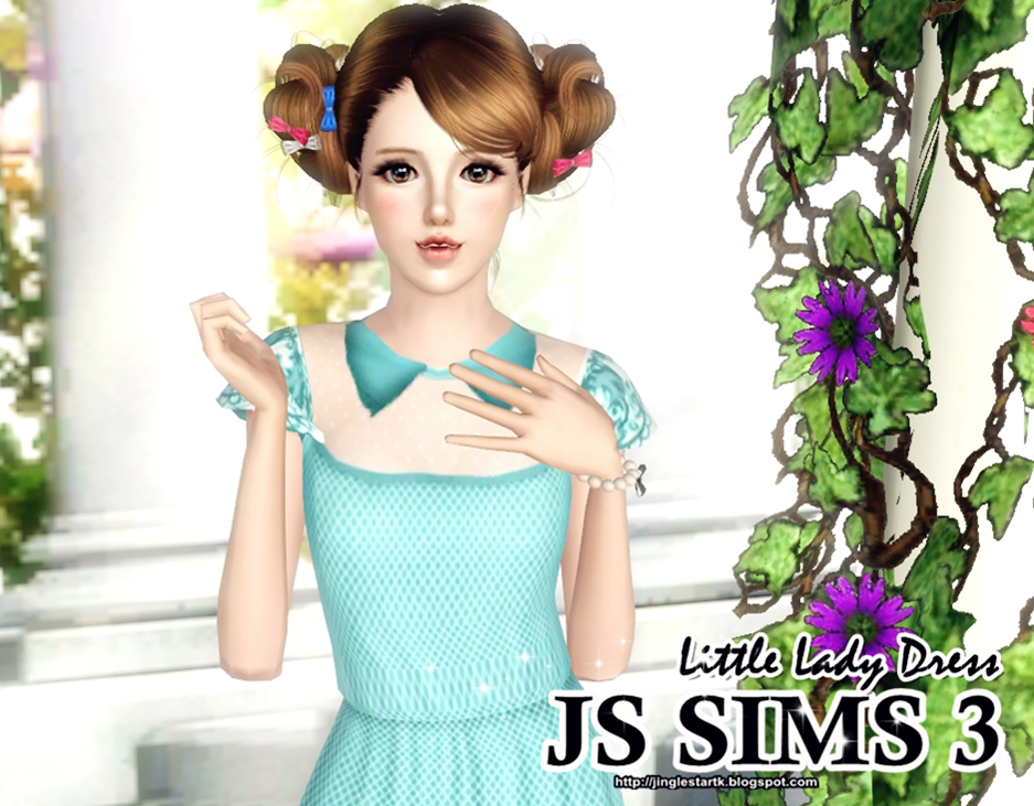 [JS SIMS 3] Little Lady Dress－JS SIMS｜痞客邦