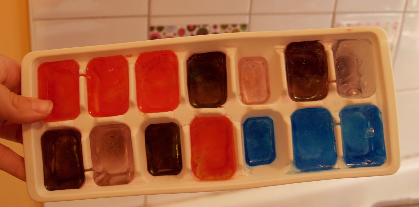 My Full Time Job: Colored Ice Cubes