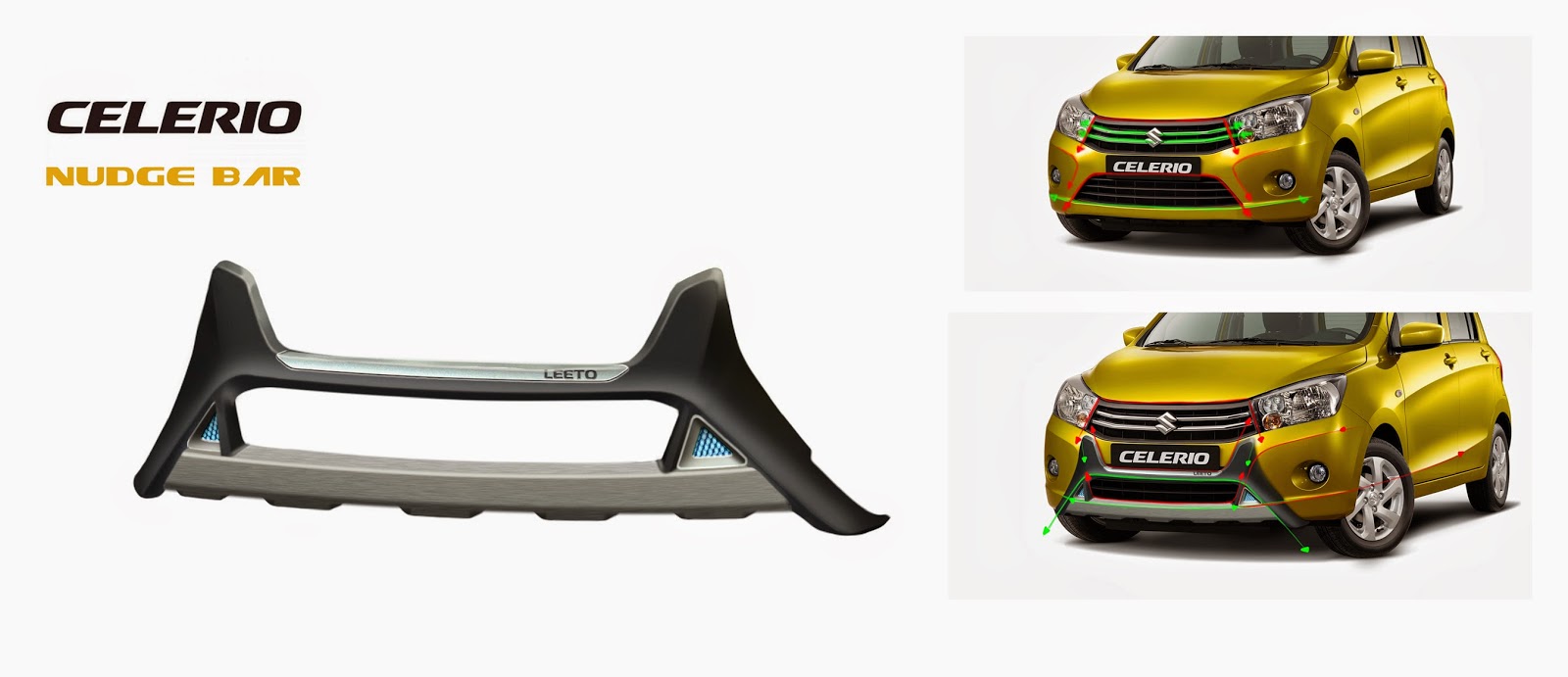 INKED Pixels: Nudge Bar design for Suzuki - Celerio