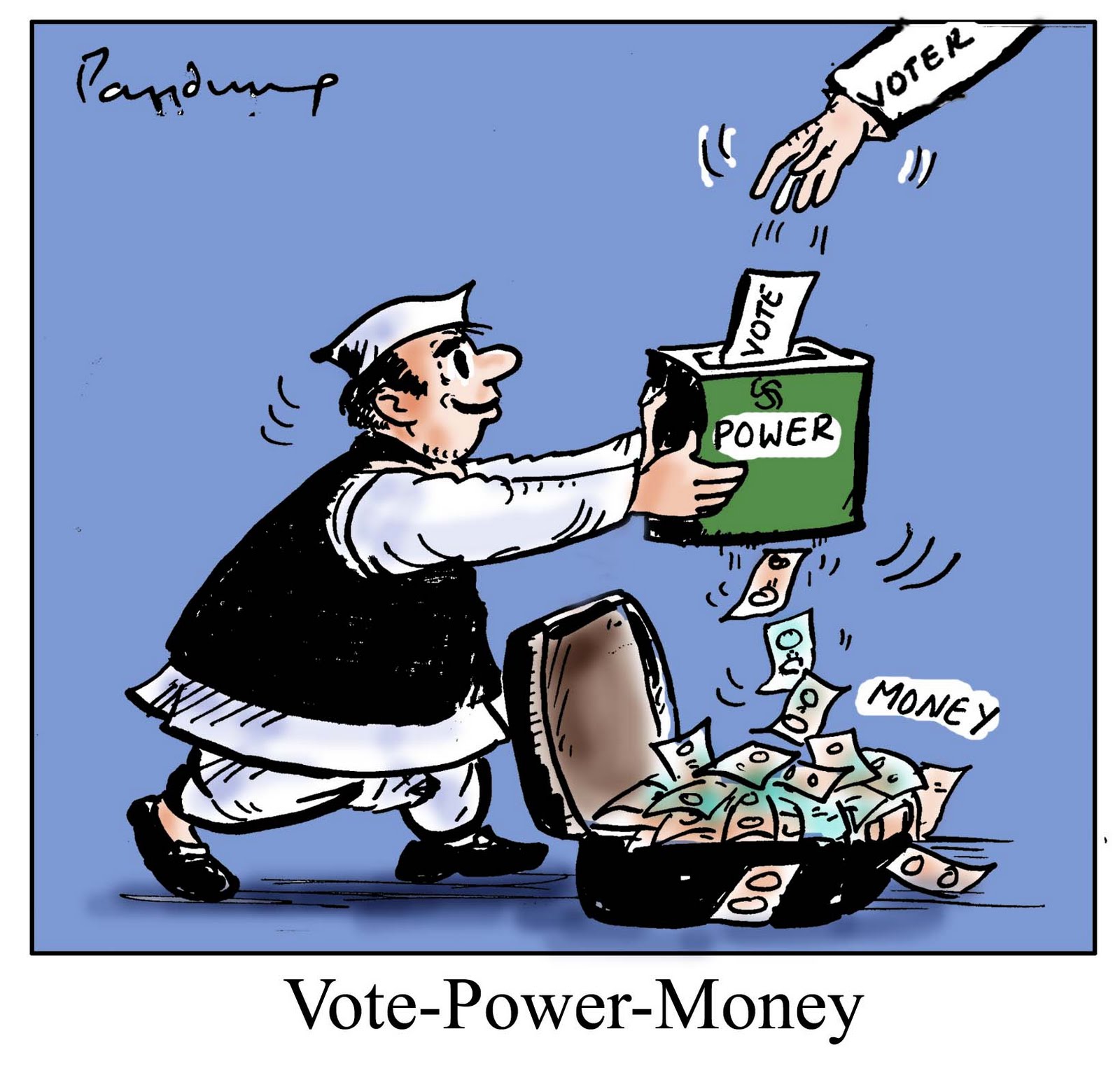 CARTOONS ON CORRUPTION by Panduranga