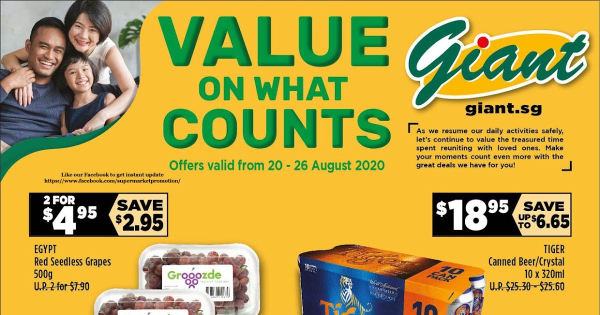 Giant Value Promotion 20 - 26 August 2020 ~ Supermarket Promotions