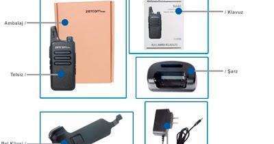 Marmara Telsiz Sistemleri: Zetcom N446 Lisanssız El Telsizi