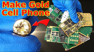 Gold extraction process: How to Turning old Cell Phone into pure gold ...