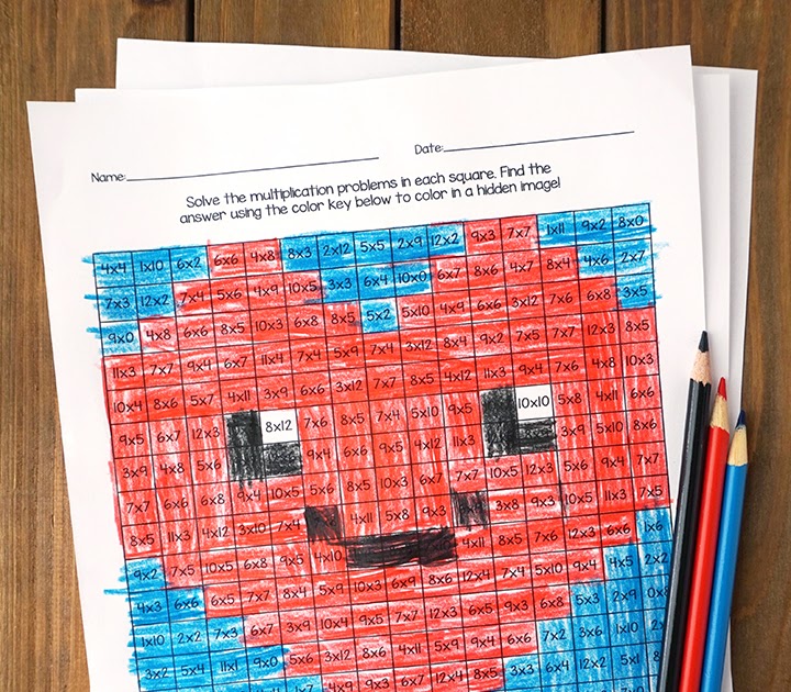 Free Printable Valentine Mystery Multiplication Worksheets | artsy ...