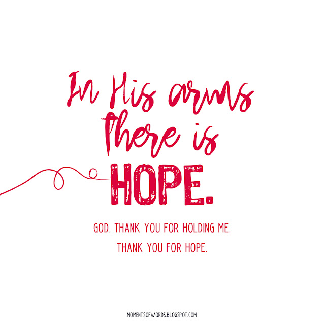 Let your hope keep you joyful! | Moments of words