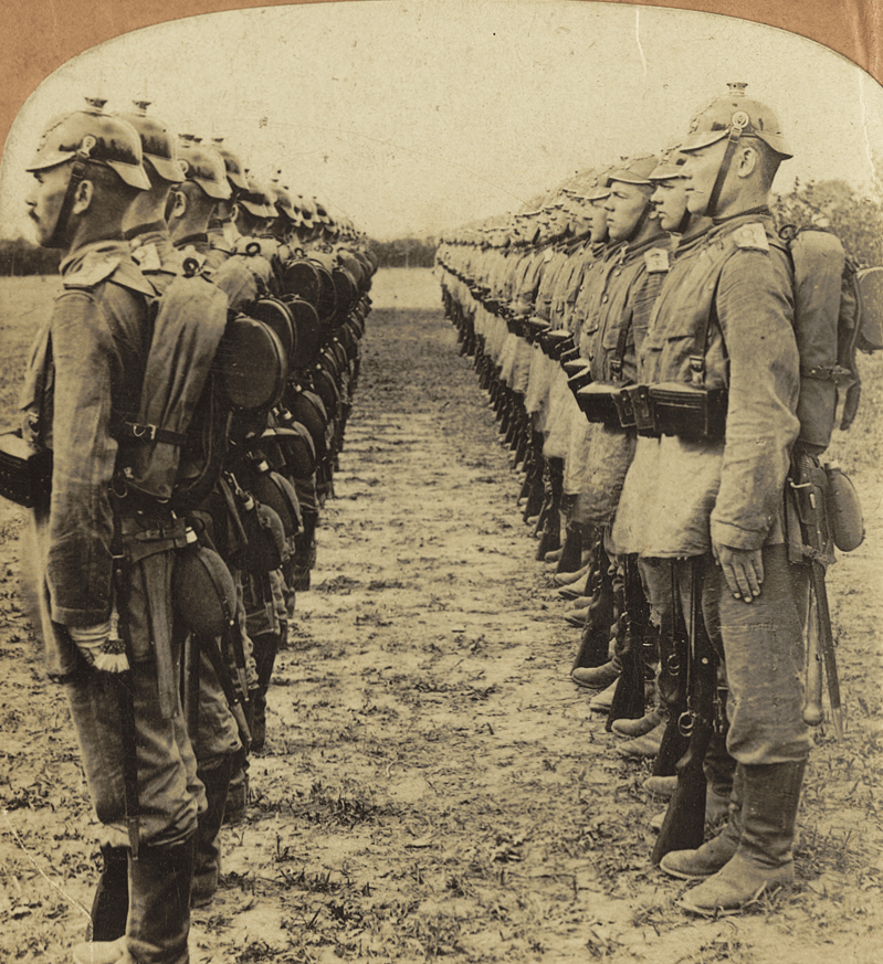 The Chubachus Library of Photographic History: German Soldiers Standing ...