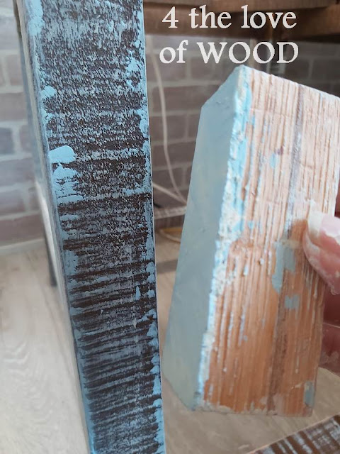 4 the love of wood: RUSTIC PAINT TECHNIQUE - dining chairs