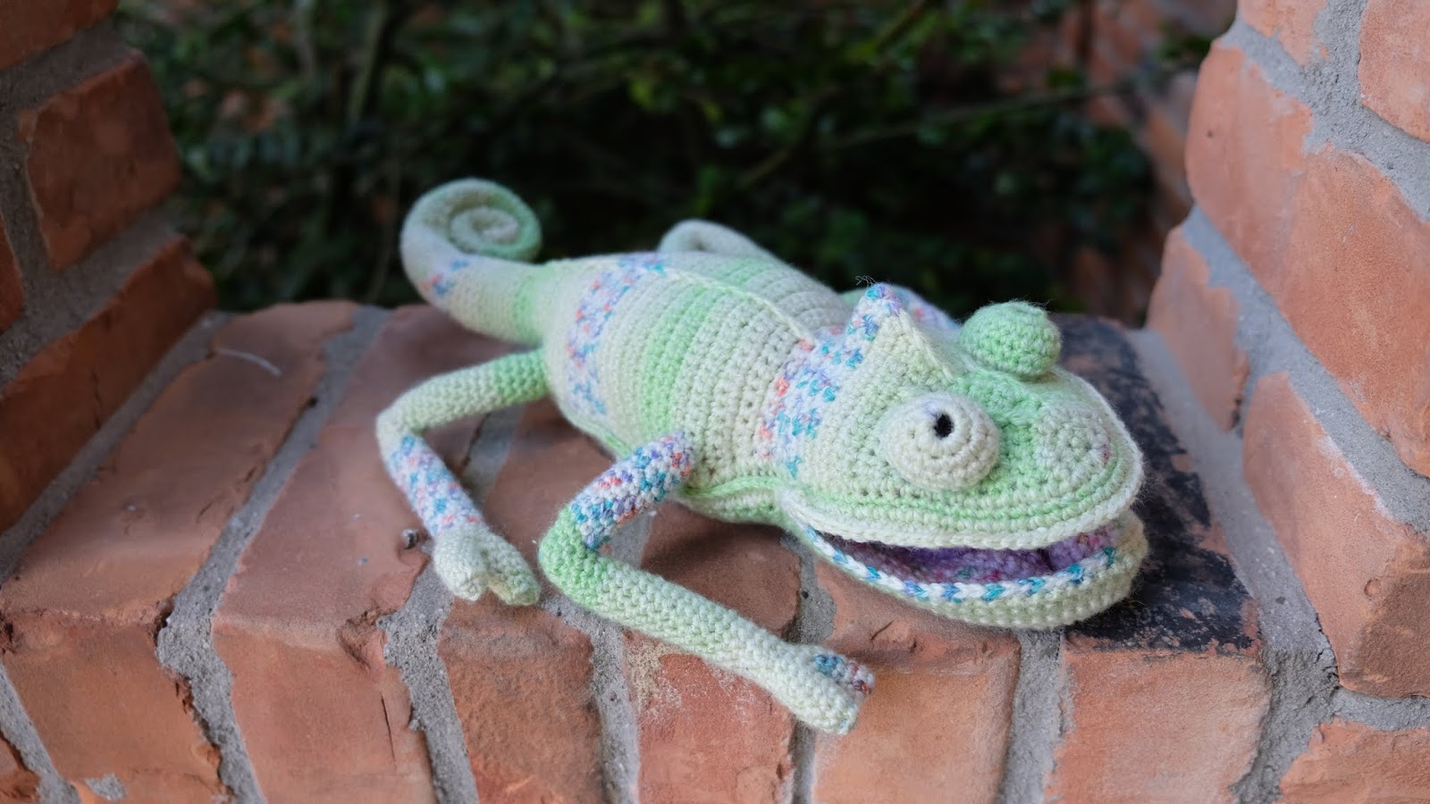 meo my crochet: Crocheted Chameleon
