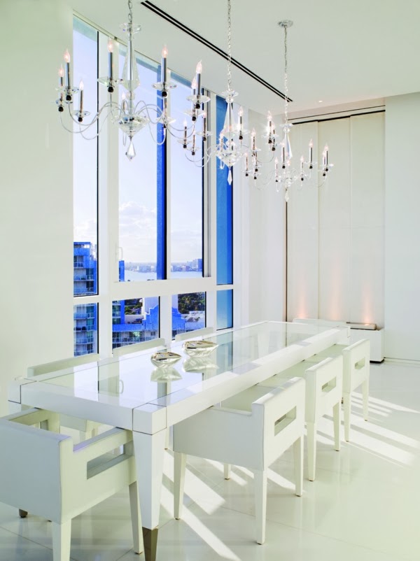 10 fotos de comedores blancos - Colores en Casa