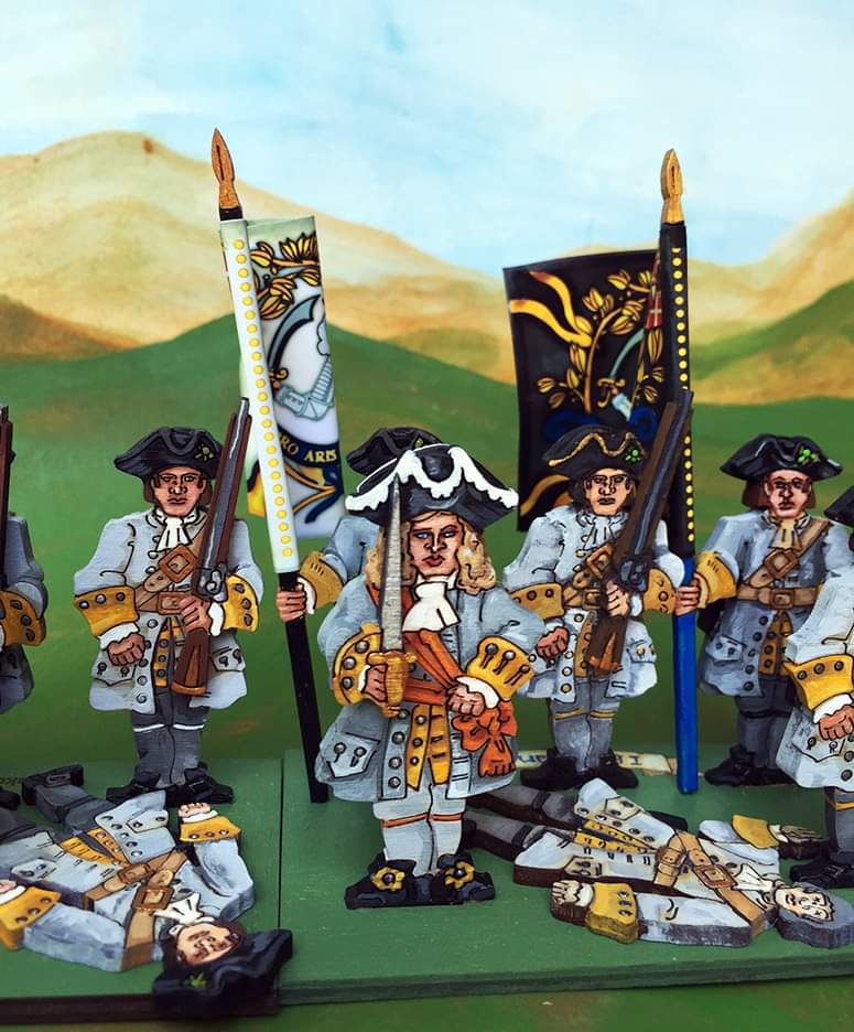 Wars of Louis Quatorze: Thomas Foss's 54mm wooden WSS