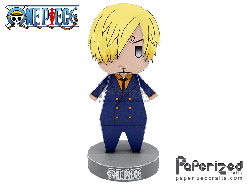 One Piece: Vinsmoke Sanji Paperized | Paperized Crafts