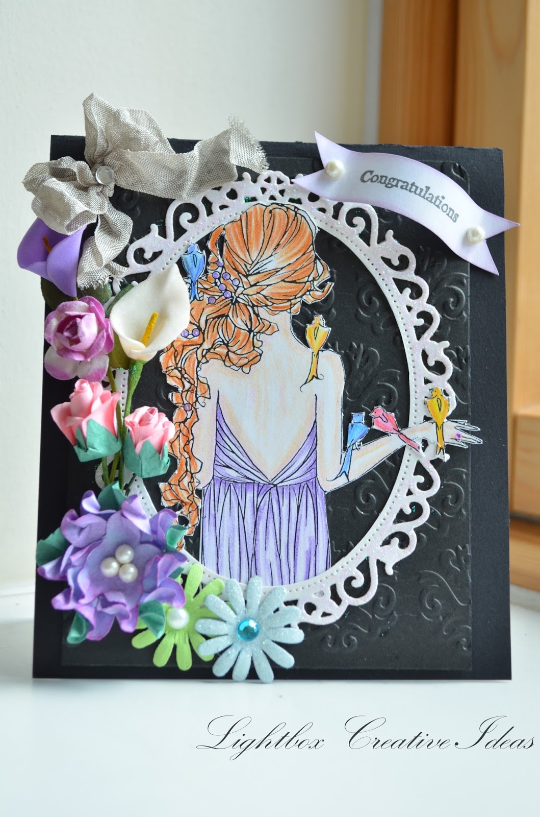 Lightbox creative Ideas: Congratulations card