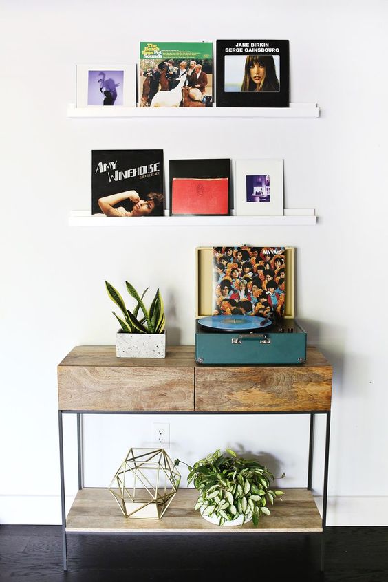 DIY Record Shelves